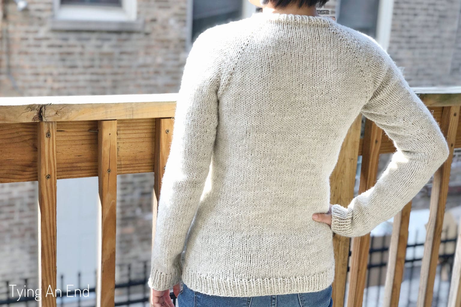 Knit Raglan Sweater – Pattern Review – Tying An End
