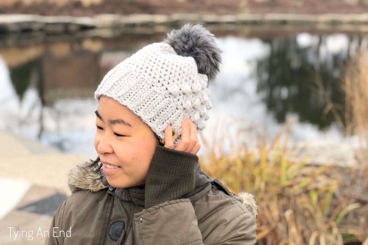 Tri-Dot Beanie – Tying An End
